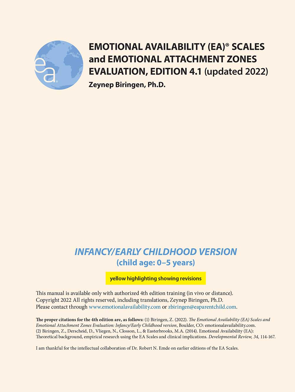 Materials – Emotional Availability